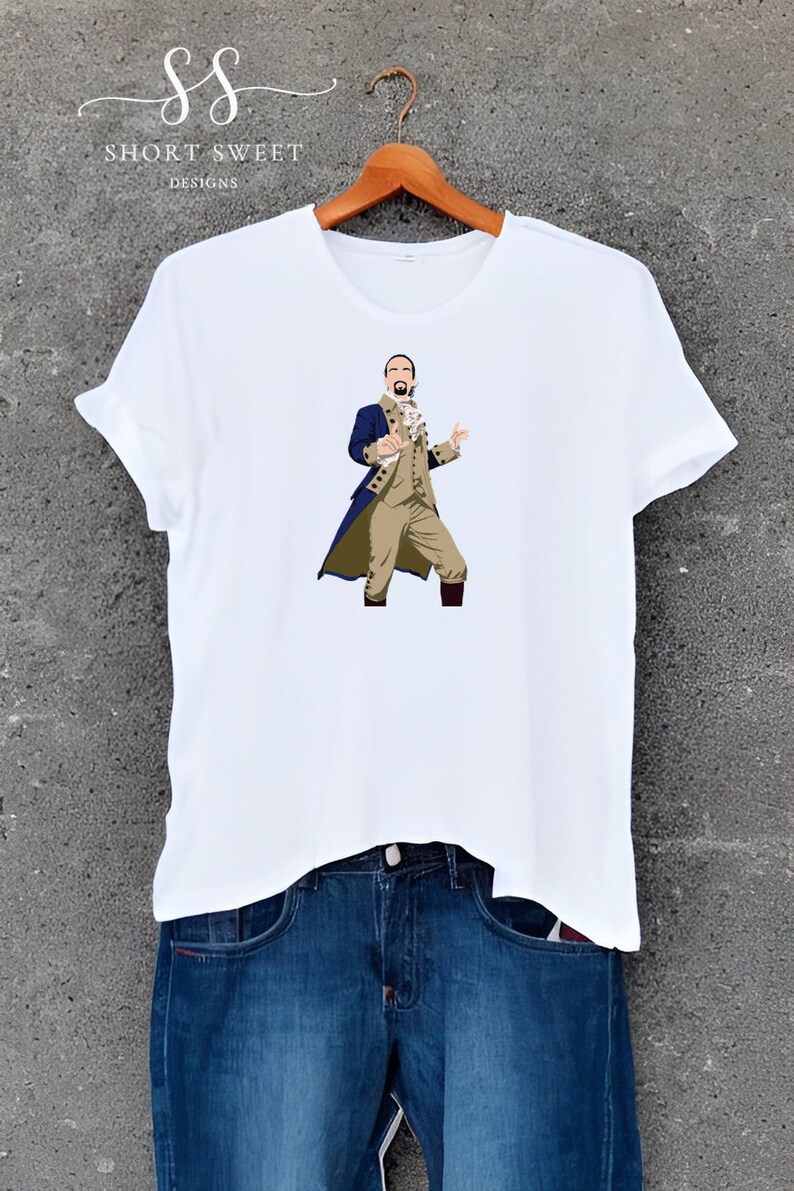 Alexander Hamilton - Silhouette, Clipart, Decal, Vector- Digital ...