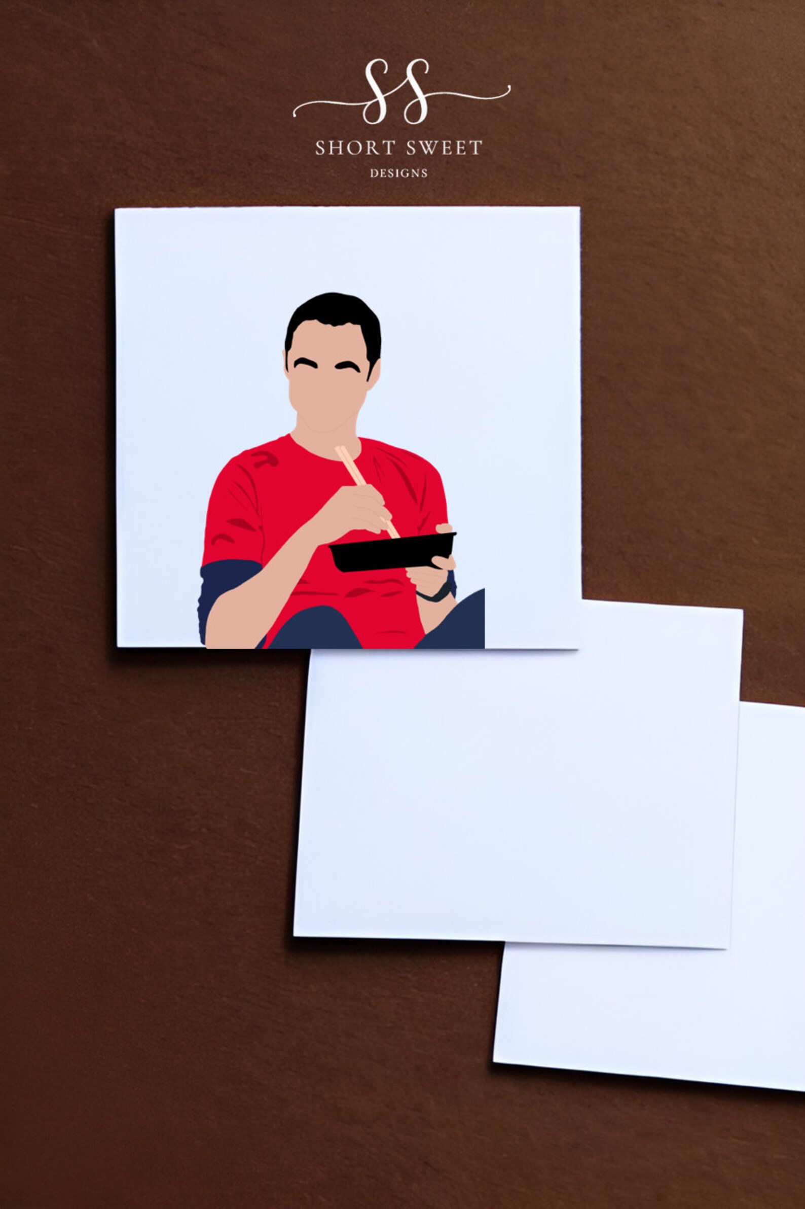 Sheldon Cooper Silhouette: Big Bang Theory Clipart (digital Download ...