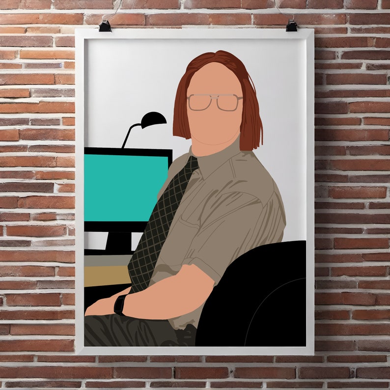 Dwight in Disguise - the Office Silhouette, Clipart, Decal, Vector ...