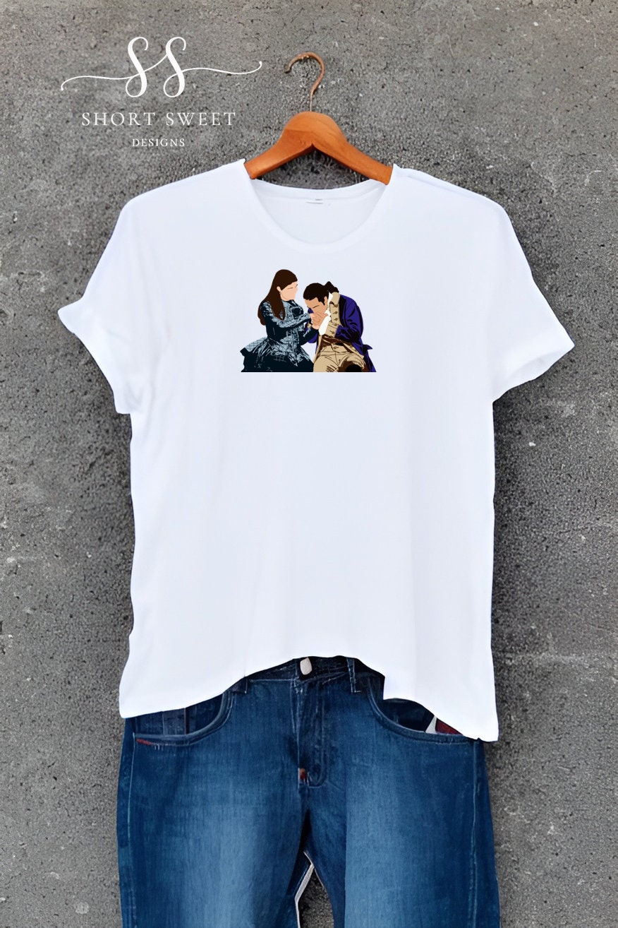 Alexander and Eliza Hamilton Silhouette Clipart Decal - Etsy