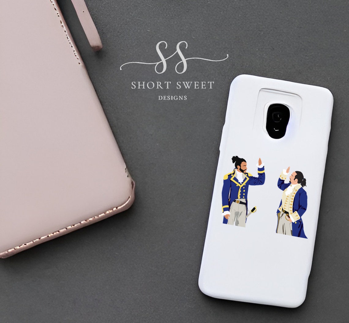 Hamilton and Lafayette Silhouette, Clipart, Decal, Vector Digital Art ...