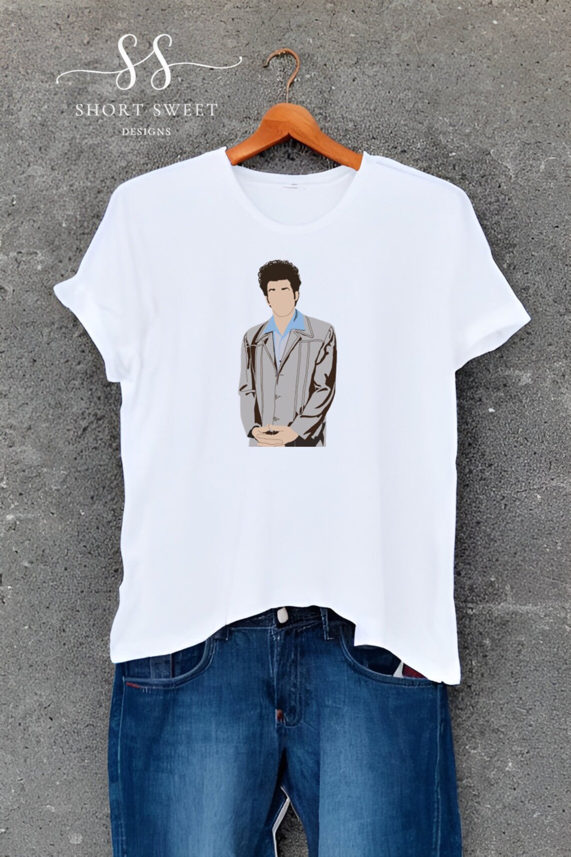 Kramer Portrait Silhouette, Clipart, Decal, Vector- Digital Download ...