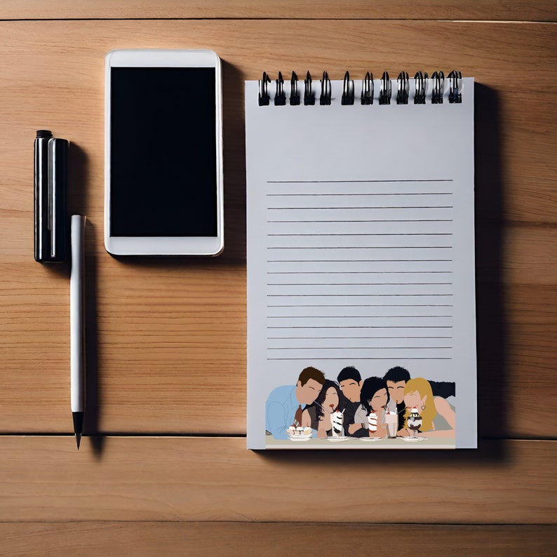 Friends Cast- Milkshake Silhouette, Clipart, Decal, Vector- Digital ...