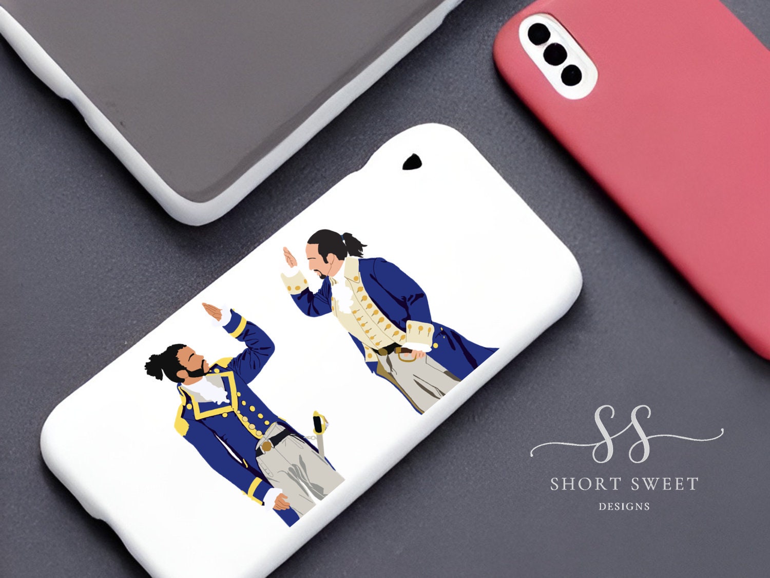 Hamilton and Lafayette Silhouette, Clipart, Decal, Vector Digital Art ...