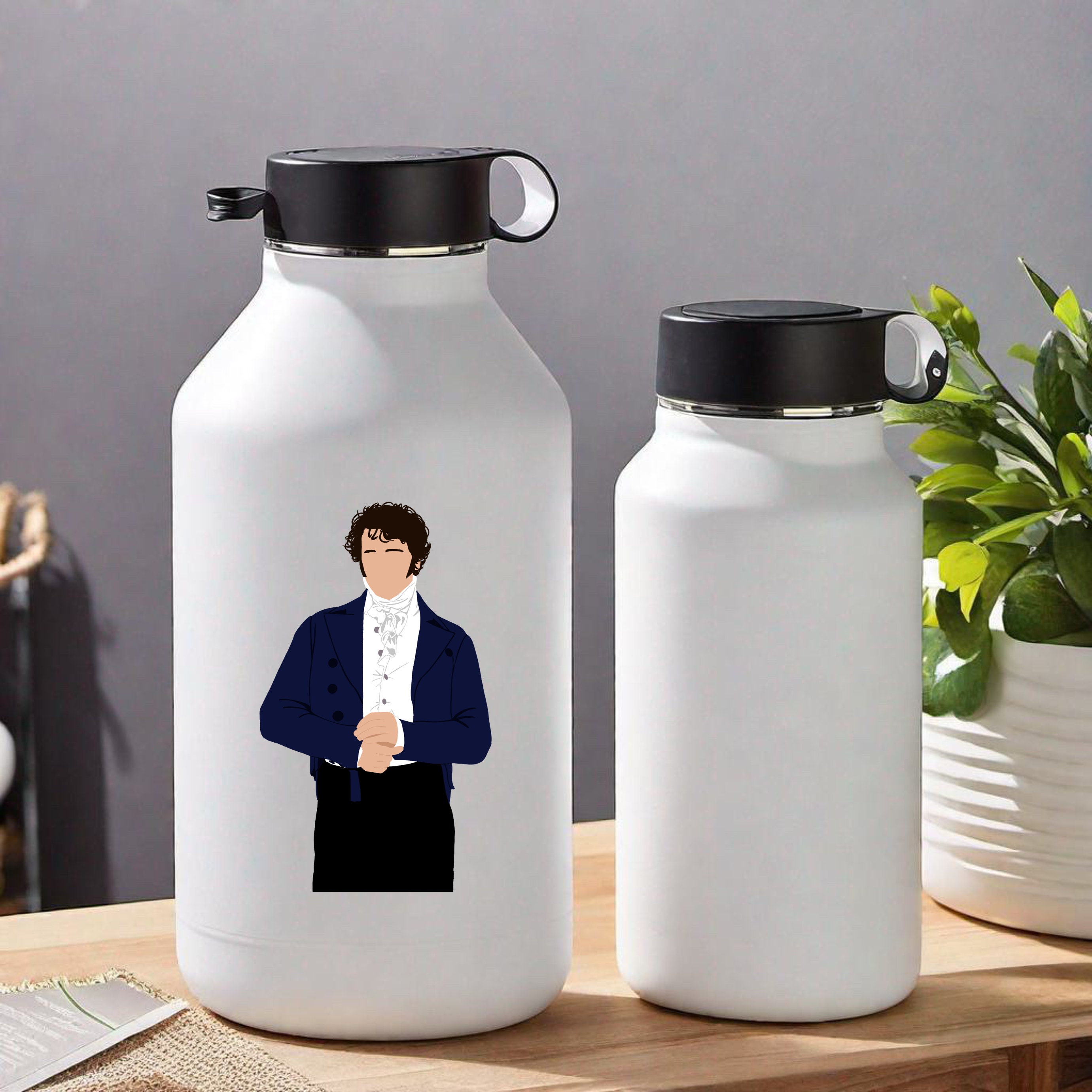 Digital Copy of Pride and Prejudice Mr Darcy Style Silhouette, Clipart ...