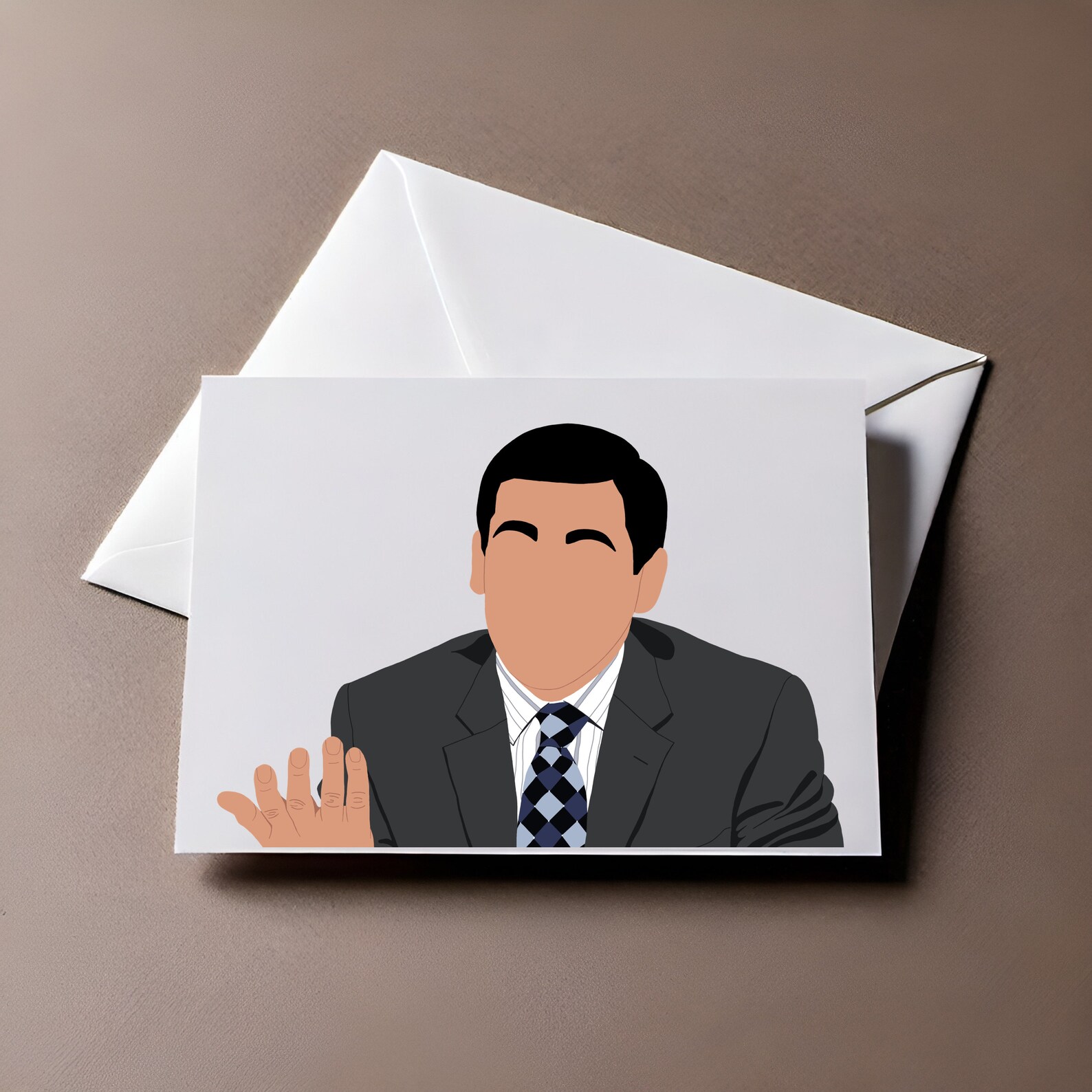 Michael Scott - the Office Silhouette, Clipart, Decal, Vector- Digital ...