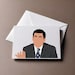 Michael Scott - the Office Silhouette, Clipart, Decal, Vector- Digital ...