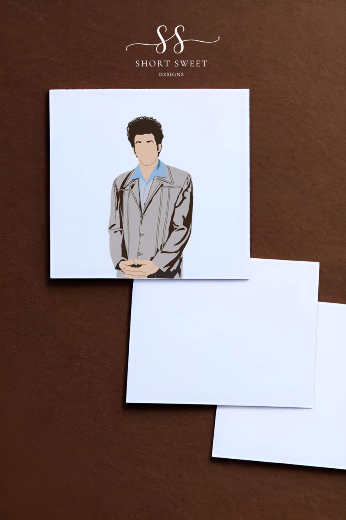 Kramer Portrait Silhouette, Clipart, Decal, Vector Digital Download ...