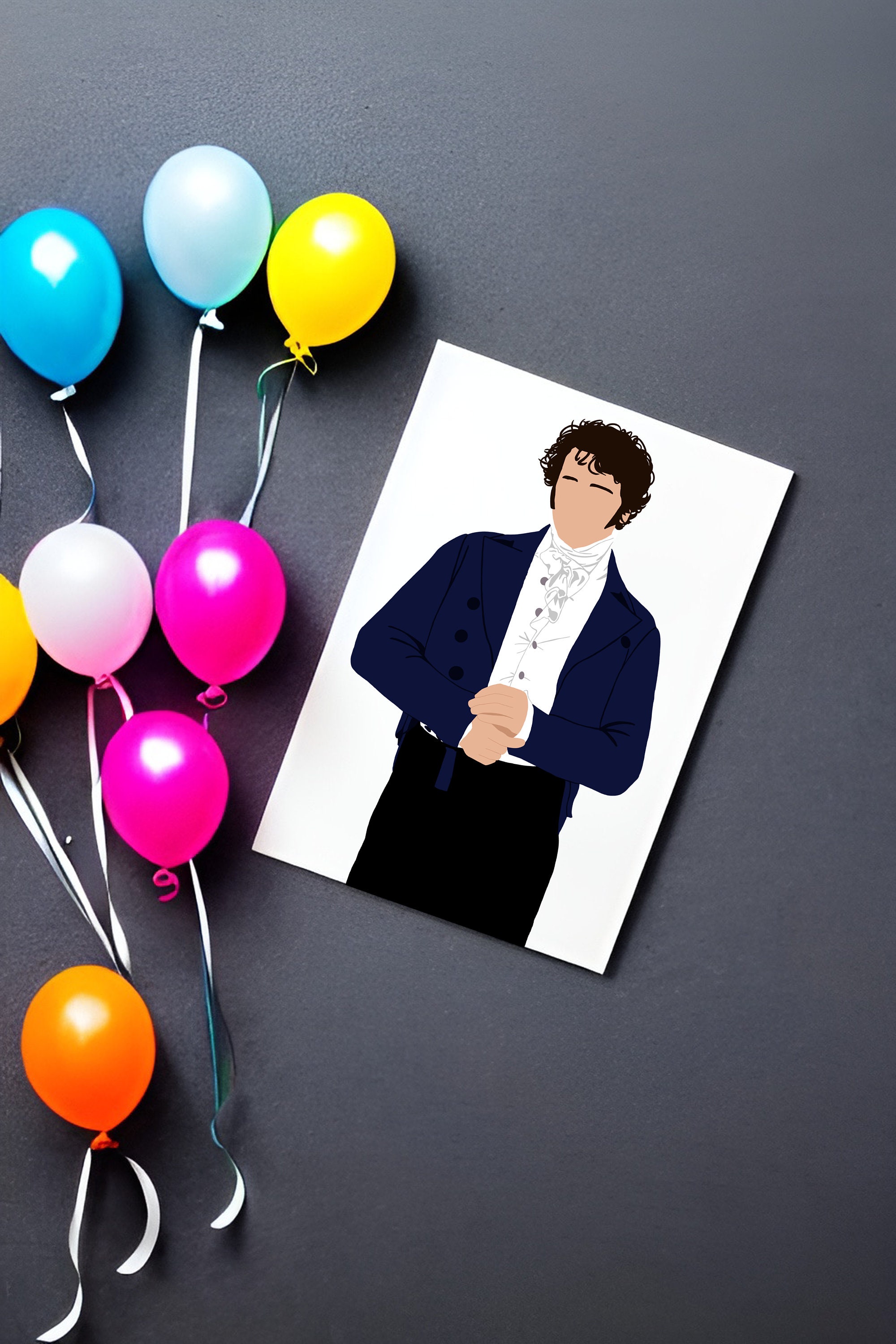 Digital Copy of Pride and Prejudice Mr Darcy Style Silhouette, Clipart ...