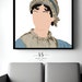 Jane Austen Portrait Silhouette, Clipart, Decal, Vector- Digital ...