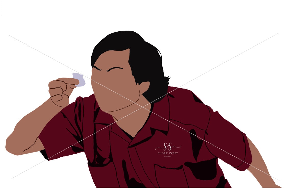 Community - Senor Chang Silhouette, Clipart, Decal, Vector- Digital Art ...