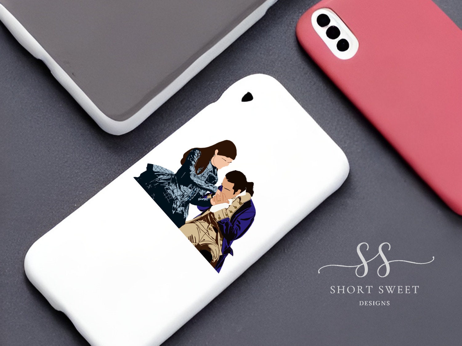 Alexander and Eliza Hamilton - Silhouette, Clipart, Decal, Vector ...