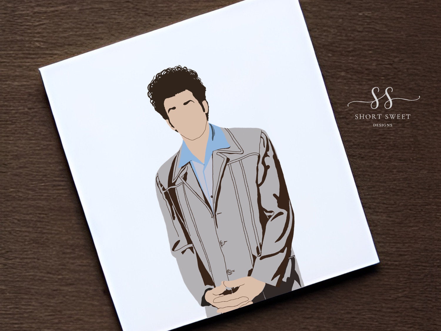Kramer Portrait Silhouette, Clipart, Decal, Vector Digital Download ...