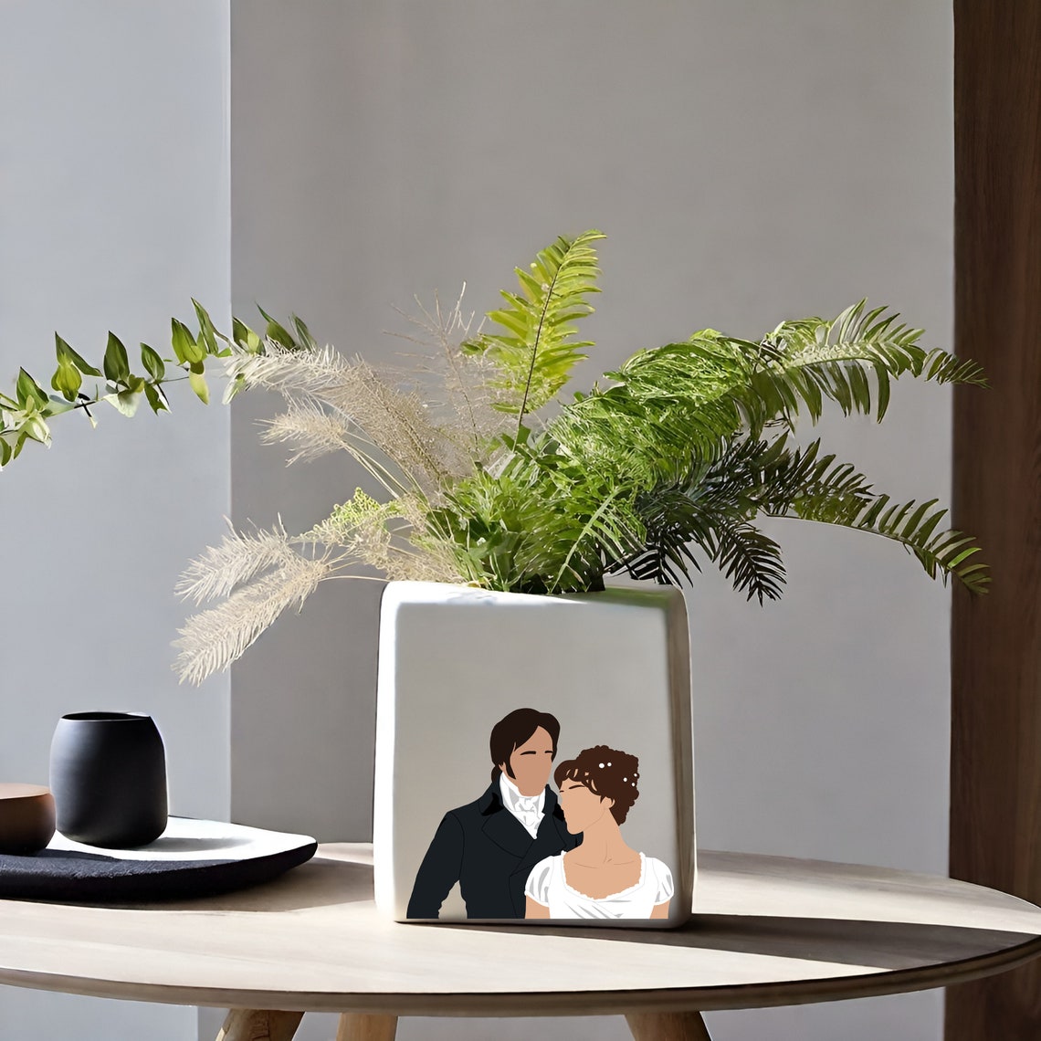 Darcy and Elizabeth Dancing Pride & Prejudice Silhouette, Clipart ...