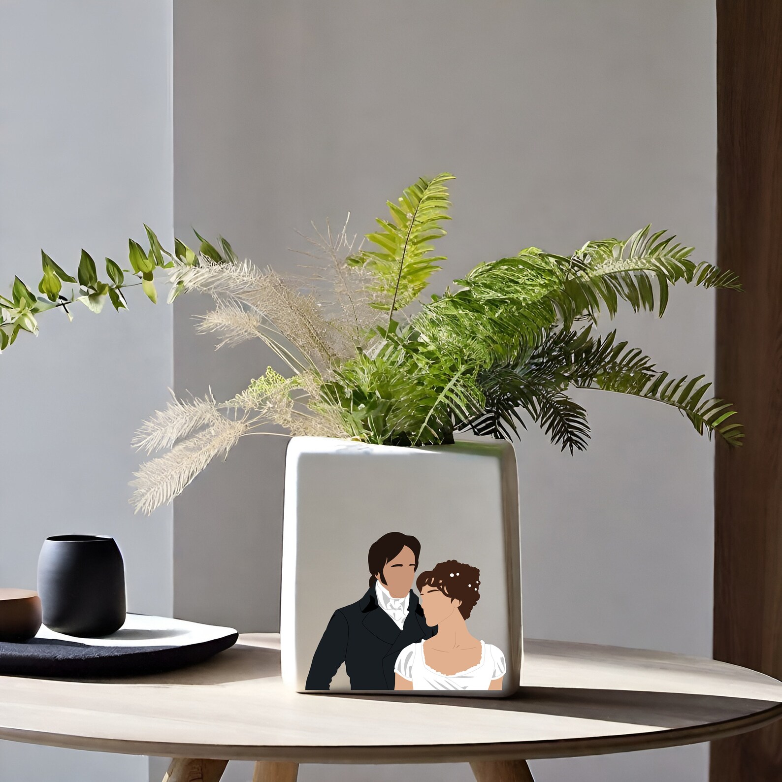 Darcy and Elizabeth Dancing - Pride & Prejudice Silhouette, Clipart ...