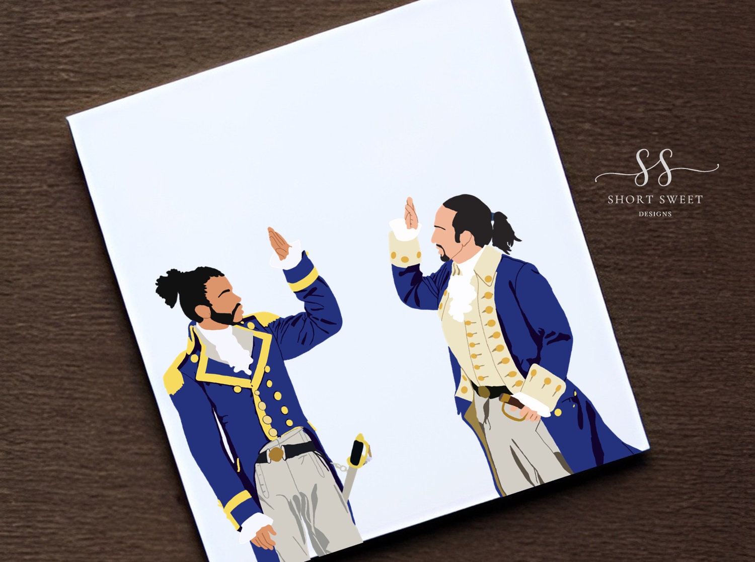 Hamilton and Lafayette Silhouette, Clipart, Decal, Vector Digital Art ...