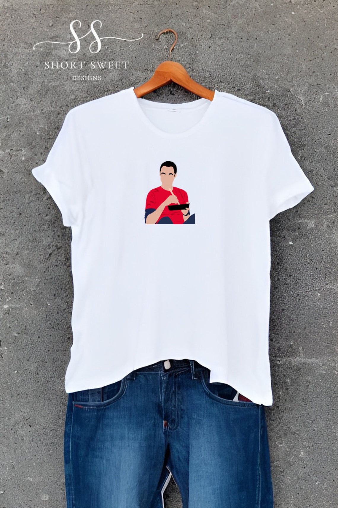 Sheldon Cooper Silhouette: Big Bang Theory Clipart (digital Download ...