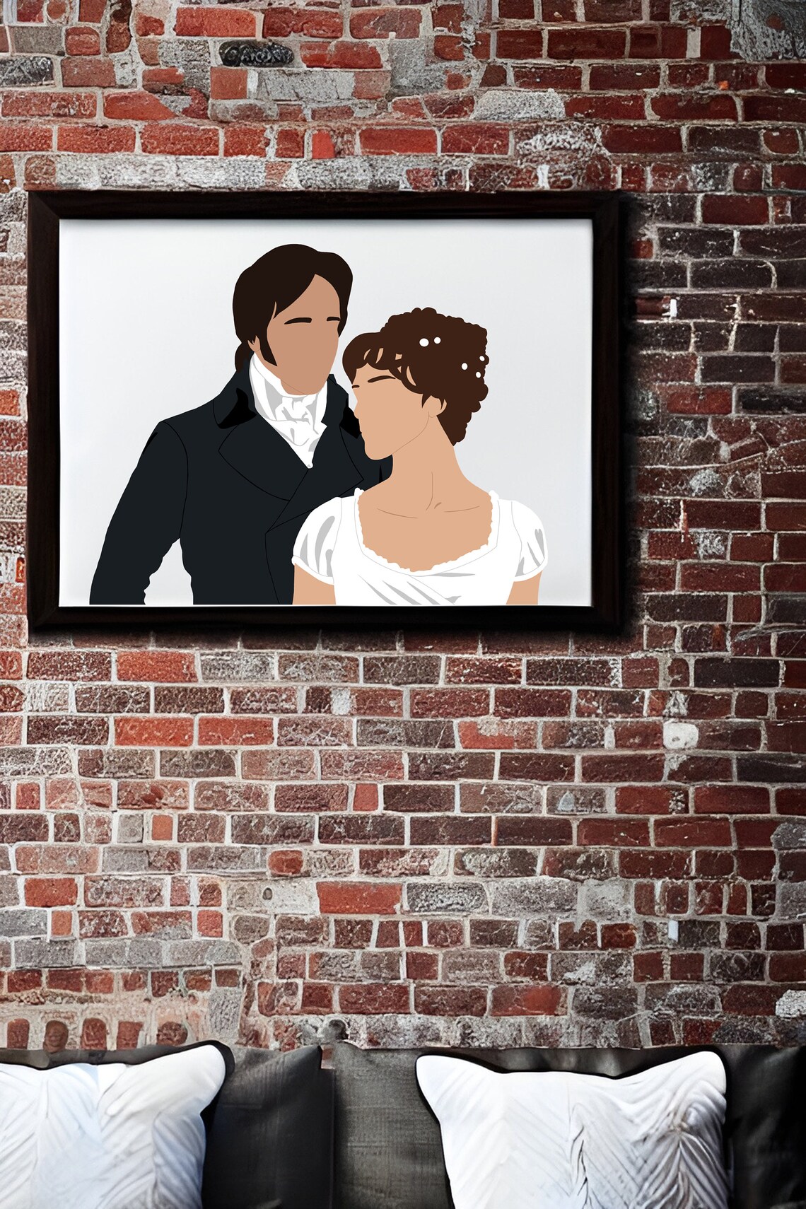 Darcy and Elizabeth Dancing Pride & Prejudice Silhouette, Clipart ...