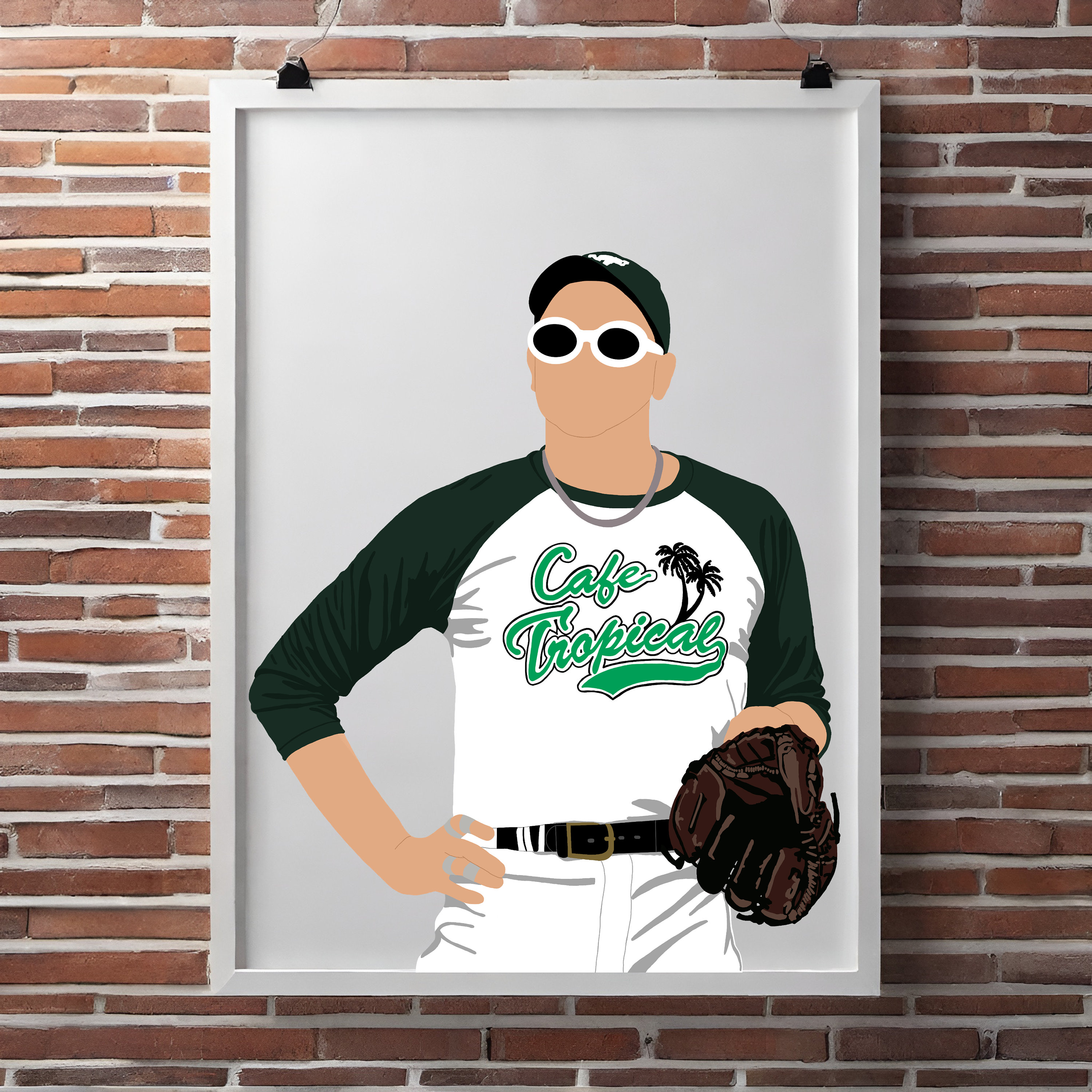 David Rose - Baseball - Schitt's Creek Silhouette, Clipart, Decal ...