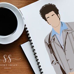 Kramer Portrait Silhouette, Clipart, Decal, Vector- Digital Download ...