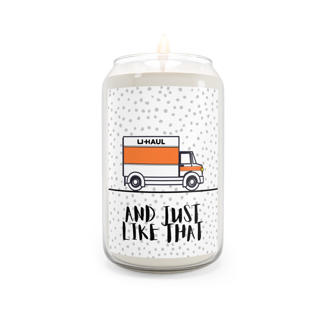 Uhaul Lesbian and Just Like That Candle, Funny Lesbian Gift LGBTQ Gift ...