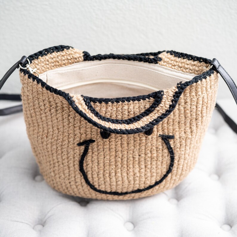 Twine Woven Smiley Face Bag – Handmade Boho Fashion Purse - Etsy