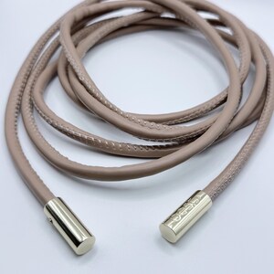 Tie-up Khaki Rope Belt in Soft Leather - Etsy