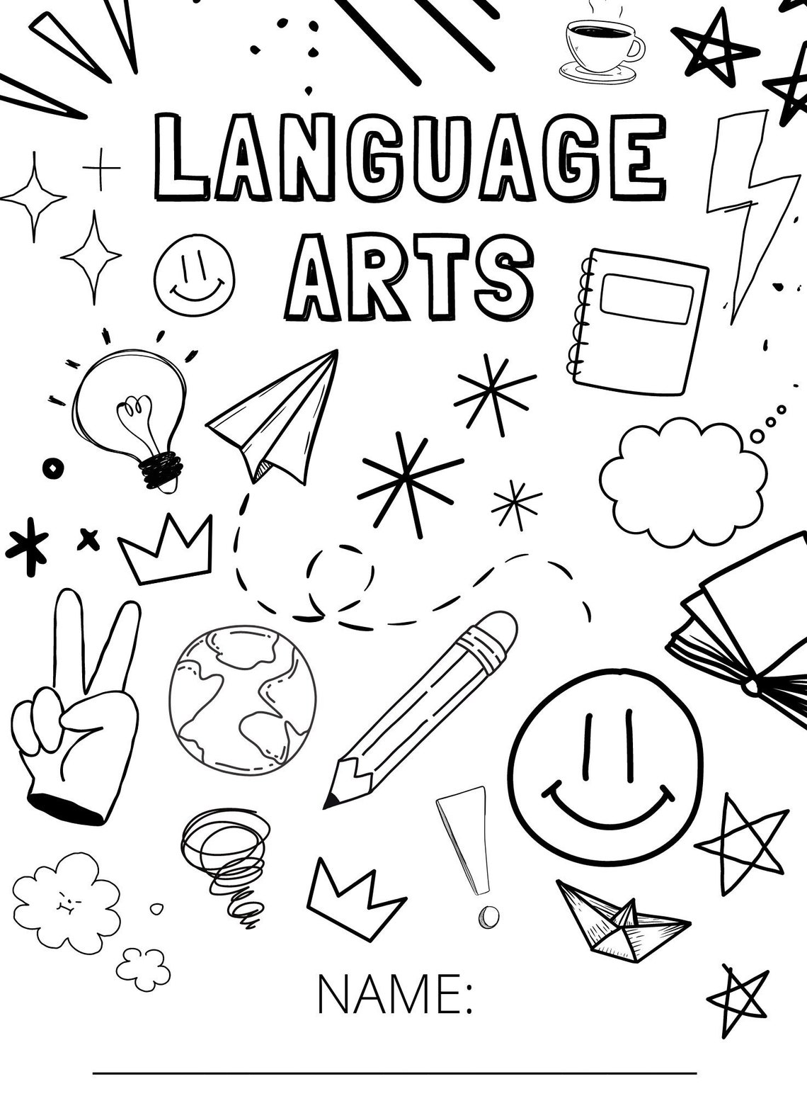 Interactive Notebook Cover - Etsy