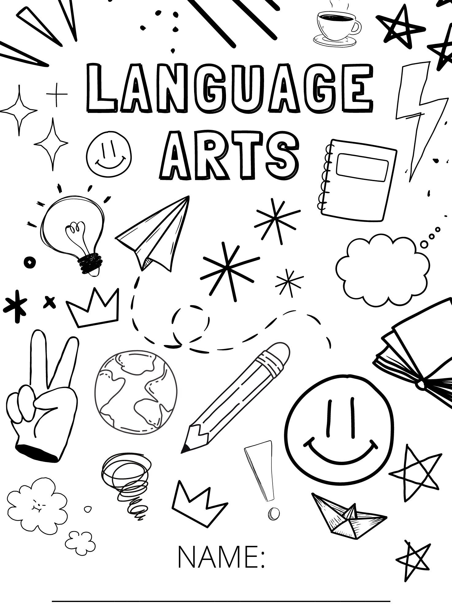 Interactive Notebook Cover - Etsy