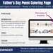 Father's Day Poem Printable | Father's Day Coloring Page | DIY Father's ...