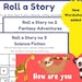 Creative Writing Worksheets: Roll a Story, Fantasy, Science Fiction ...