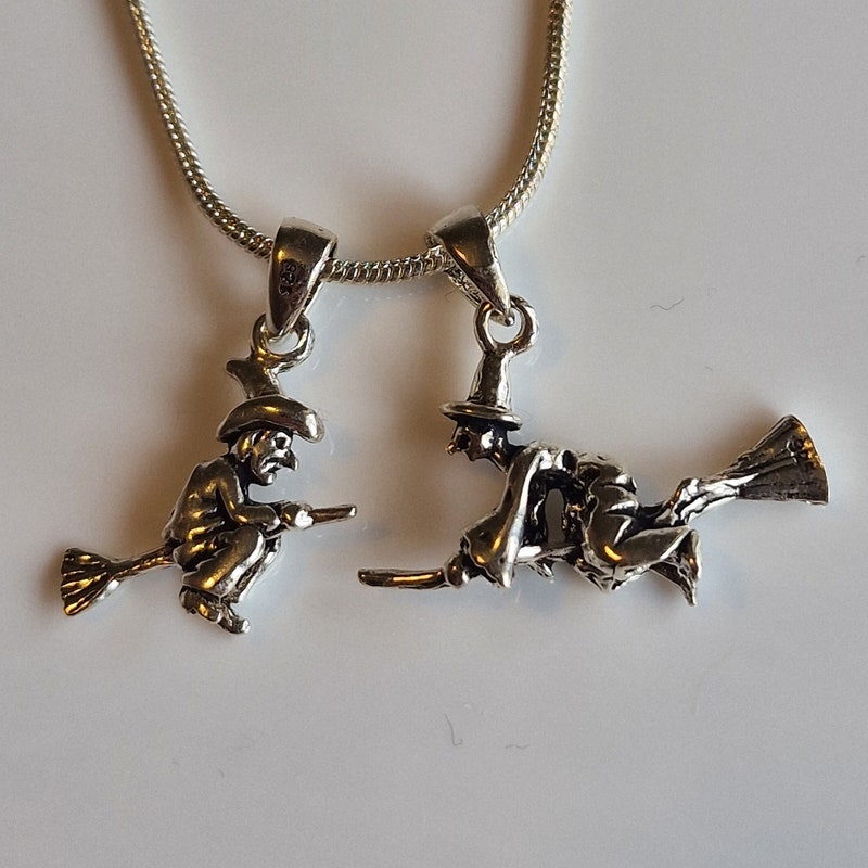 Witch Pendant - Etsy