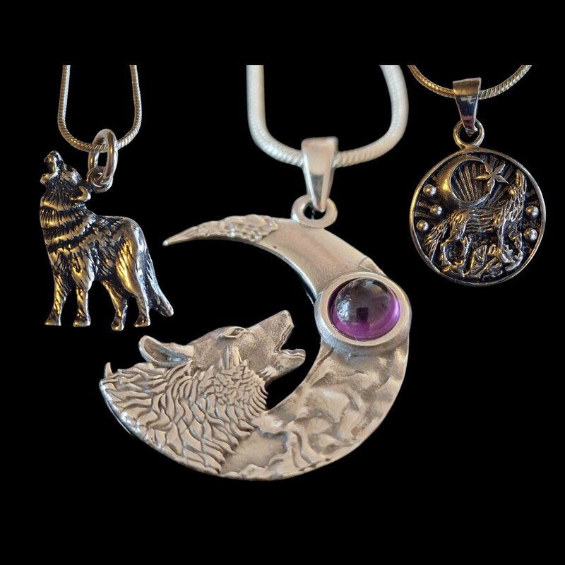 Wolf Jewelry - Etsy