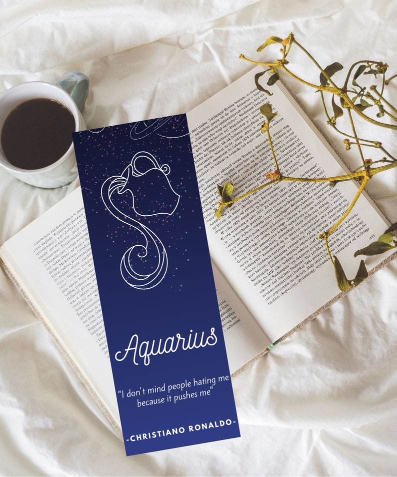 Printable Bookmarks Zodiac Bookmarks Book Lover Gift Astrology - Etsy
