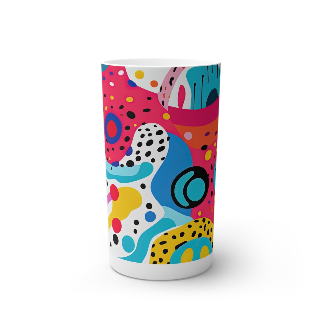 Pop Art Conical Coffee Mugs 3oz, 8oz, 12oz Coffee Lovers Gift for ...