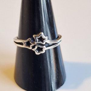 Silver Stars Ring Sterling Silver 925 Celestial Jewelry Celestial Ring ...