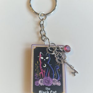 Personalised Zodiac Tarot Key Rings Lucky Bag Charms Gift for Her ...