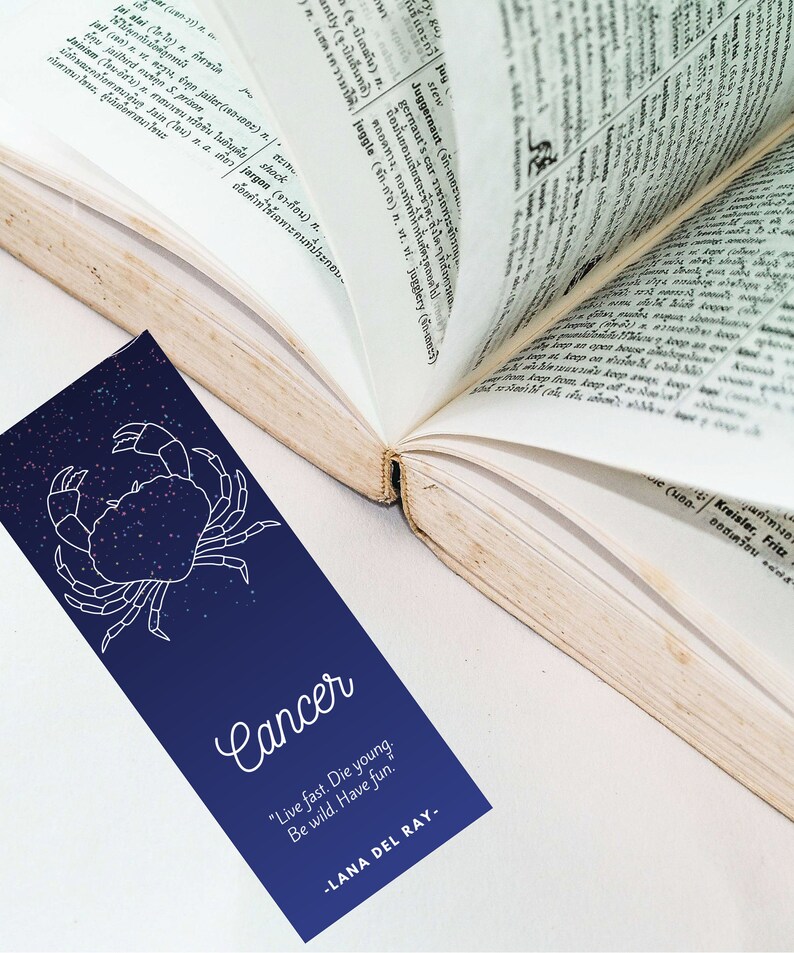 Printable Bookmarks Zodiac Bookmarks Book Lover Gift Astrology - Etsy