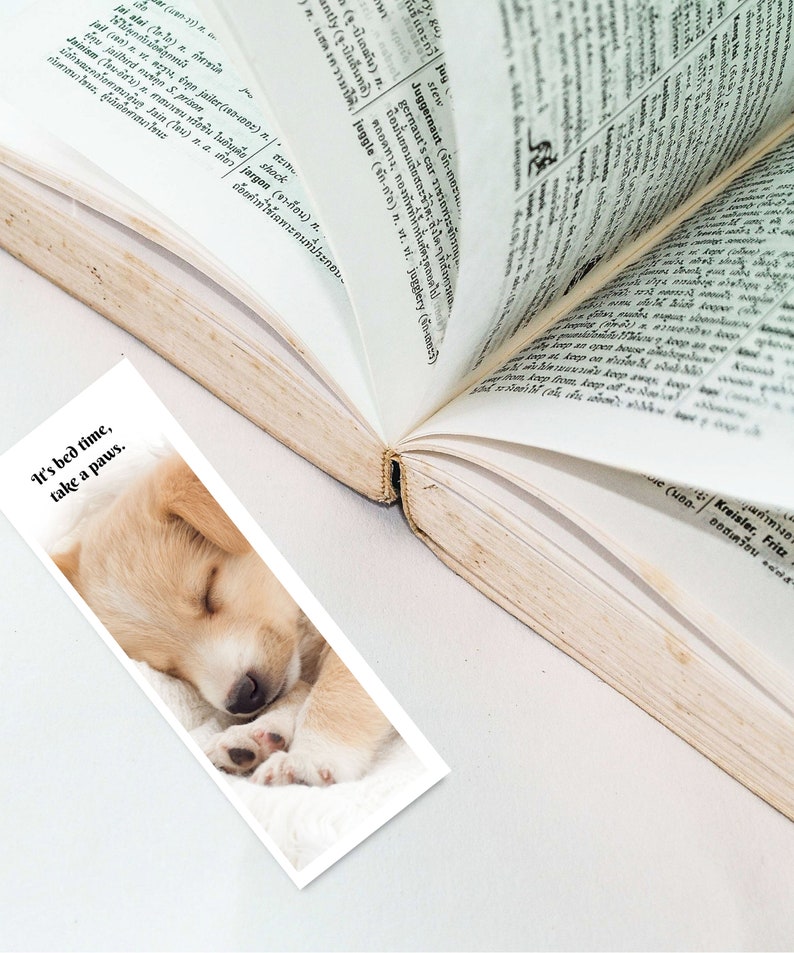 Printable Bookmarks Puppy Bookmarks Cute Puppy Bookmarks Dog - Etsy