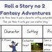 Creative Writing Worksheets: Roll a Story, Fantasy, Science Fiction ...