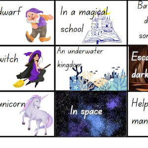 Creative Writing Worksheets: Roll a Story, Fantasy, Science Fiction ...