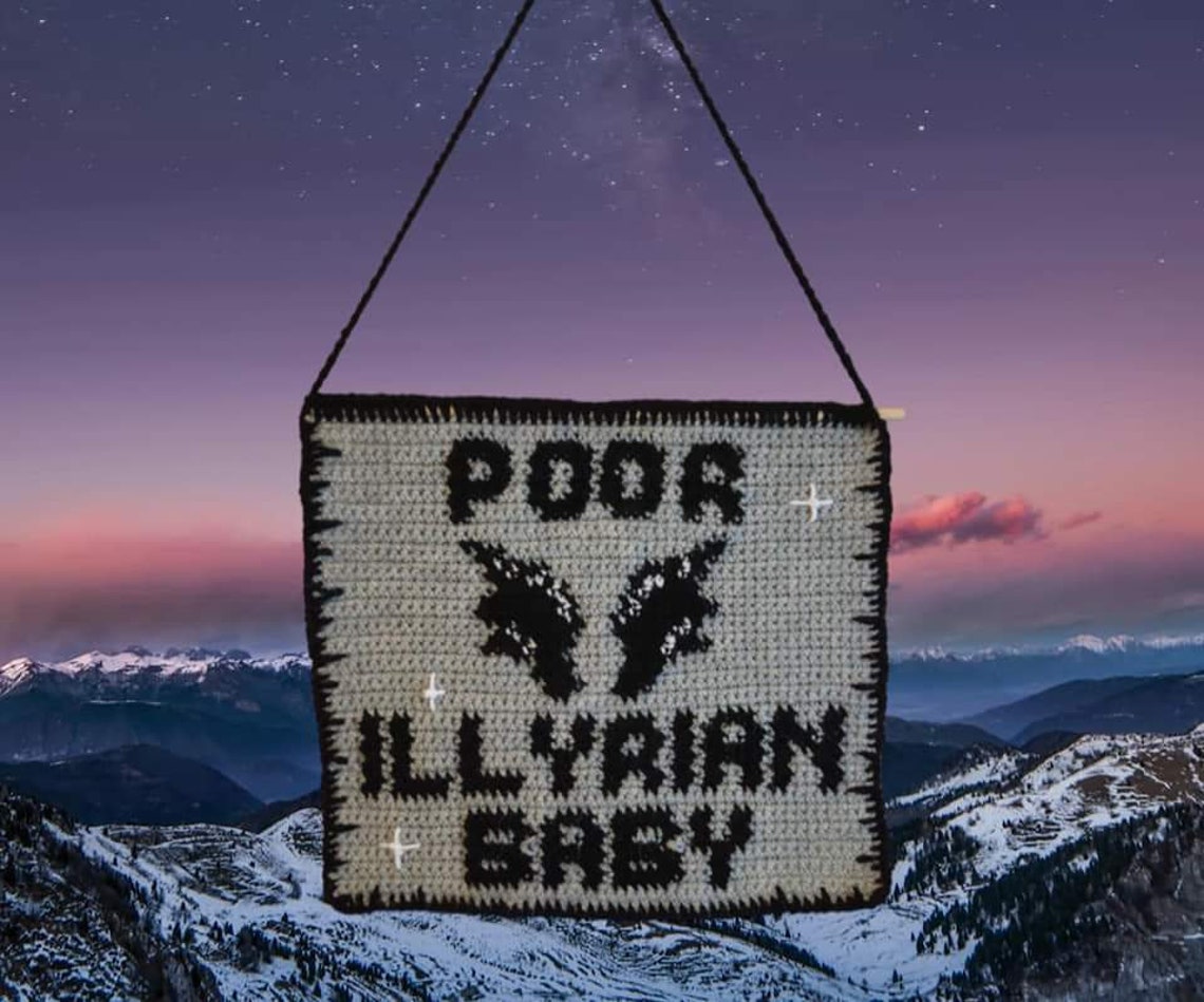 ACOTAR Inspired Poor Illyrian Baby Crochet Tapestry Pattern - Etsy