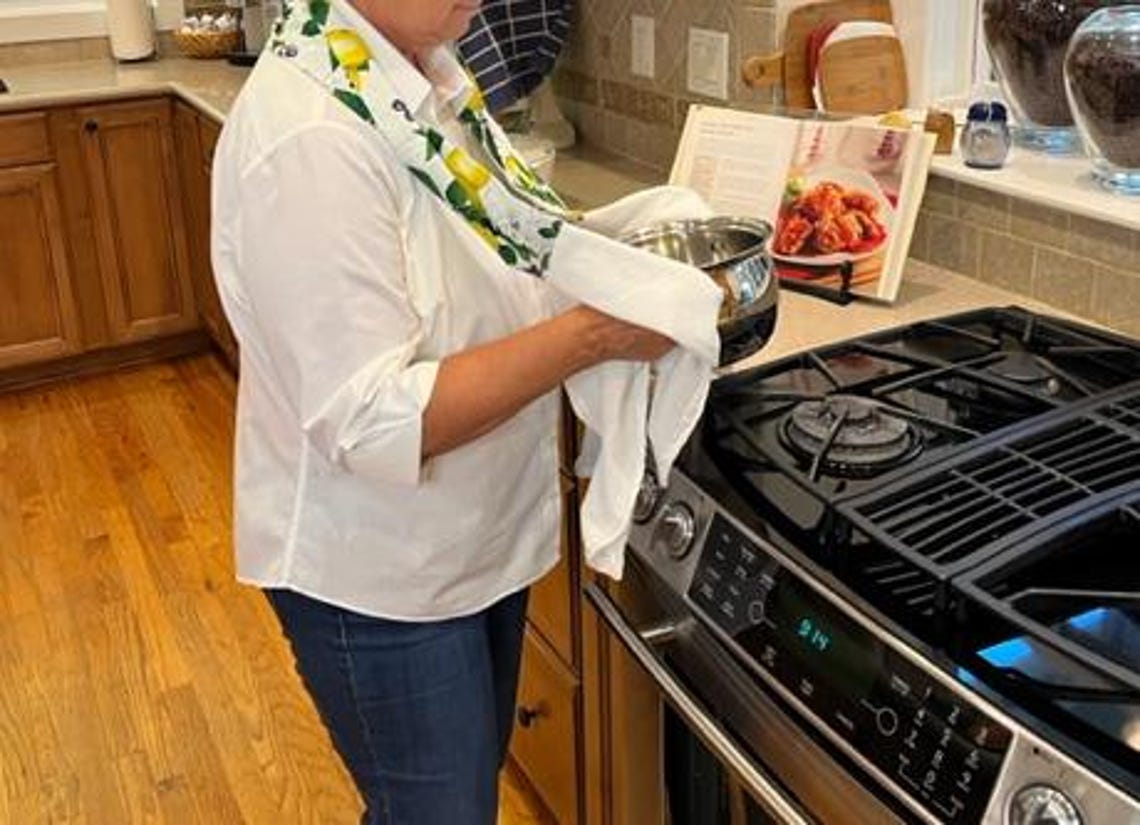 Kitchen Scarf Towel, Kitchen Boa, Neck Towel, Over the Shoulder Towel ...