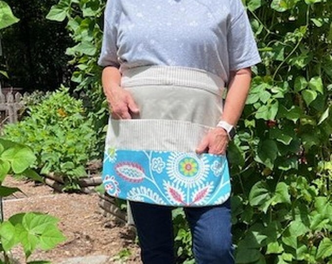 Garden Apron, Garden Utility Apron, Garden Tool Apron, Teacher Apron ...