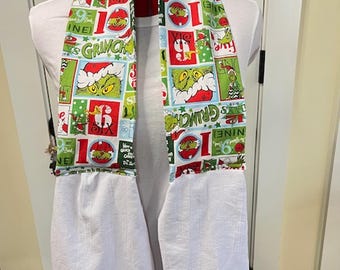 Kitchen Scarf Towel, Kitchen Boa, Neck Towel, Over the Shoulder Towel ...