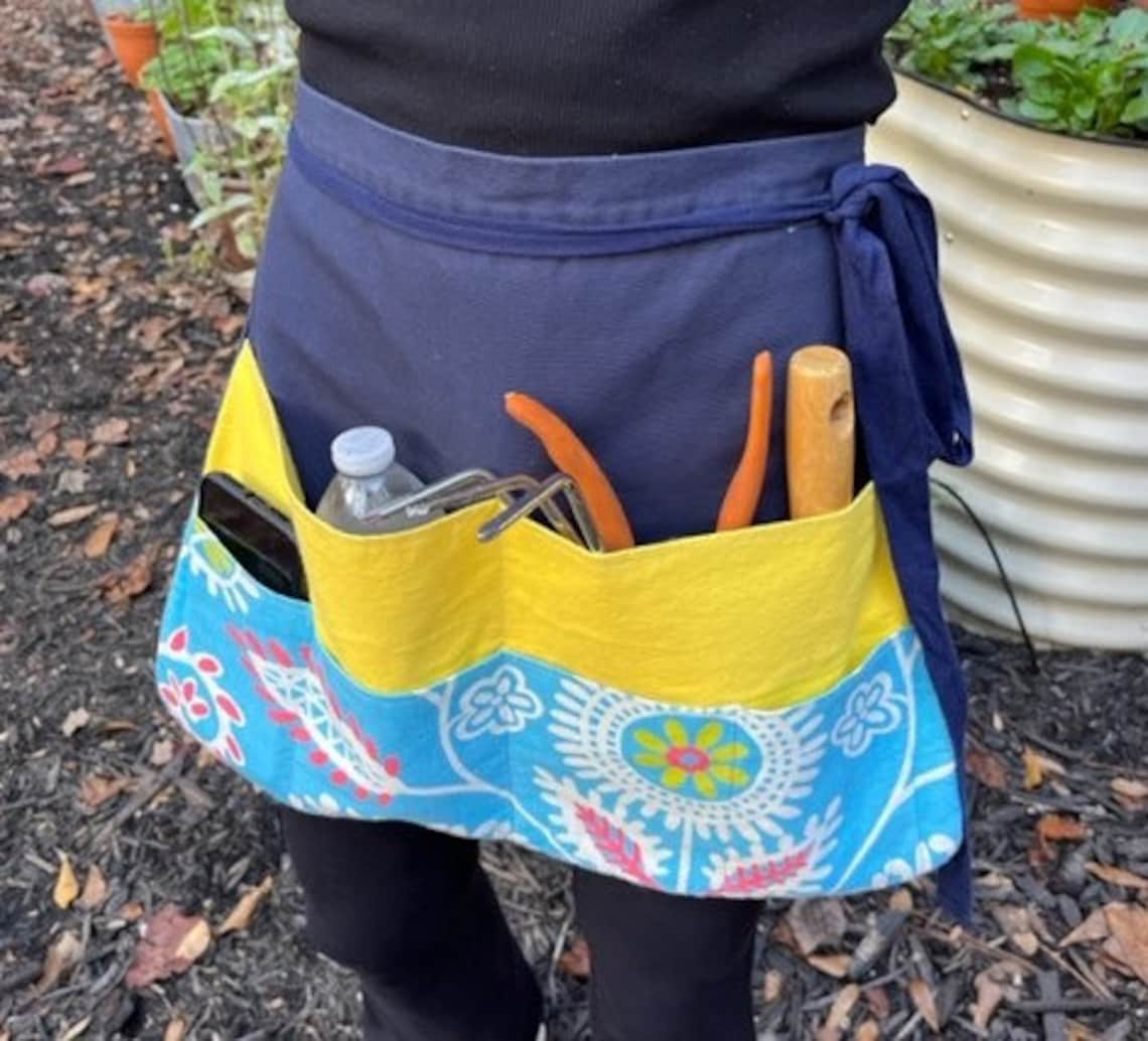 Garden Apron, Garden Utility Apron, Garden Tool Apron, Teacher Apron, Multipurpose Apron, Apron ...