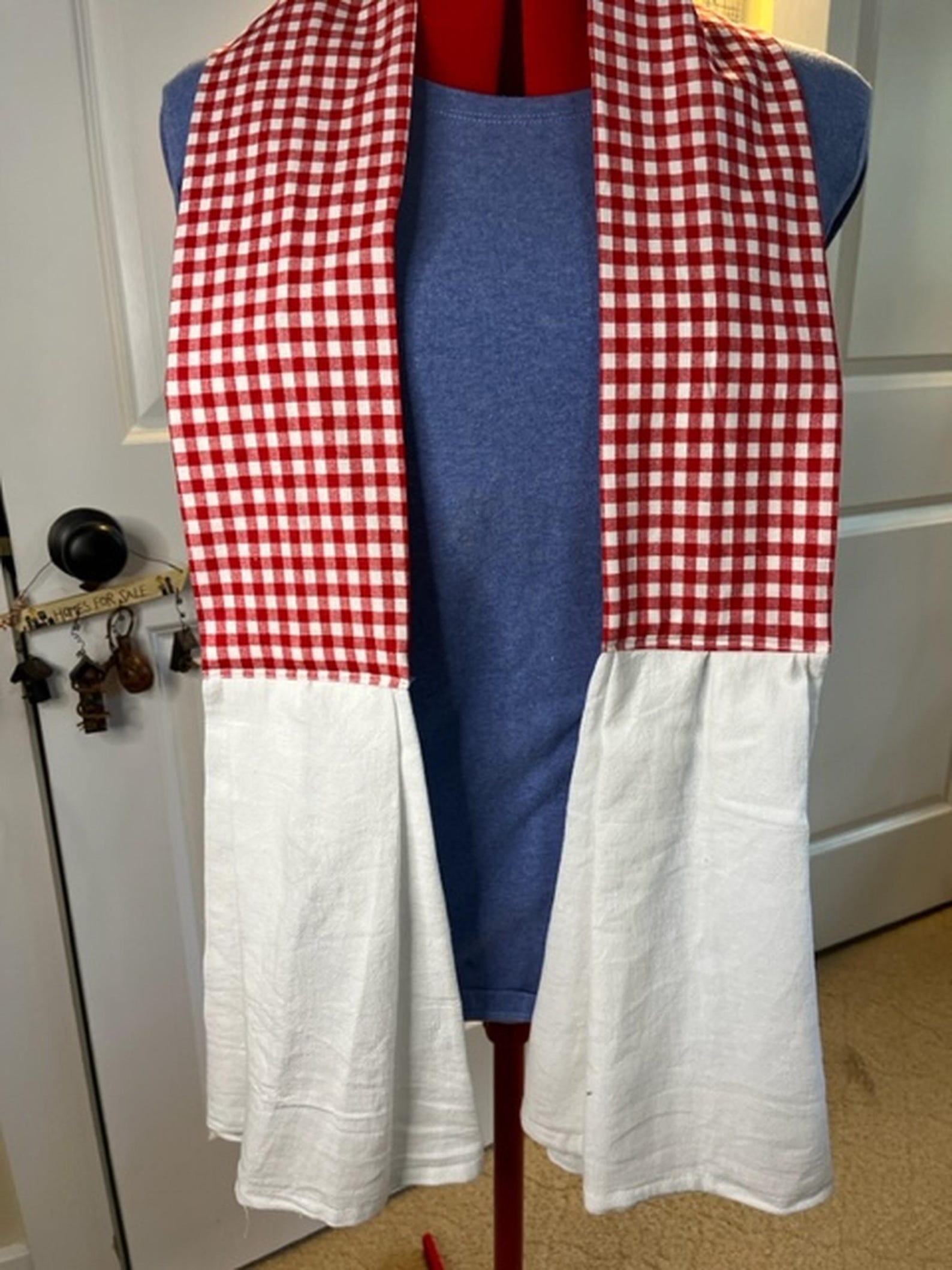 Kitchen Scarf Towel, Kitchen Boa, Neck Towel, Over the Shoulder Towel ...