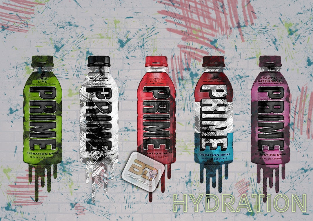 Prime Hydration Drink Wall Art Kids Gift, KSI, Jake Paul, Prime Pop ...