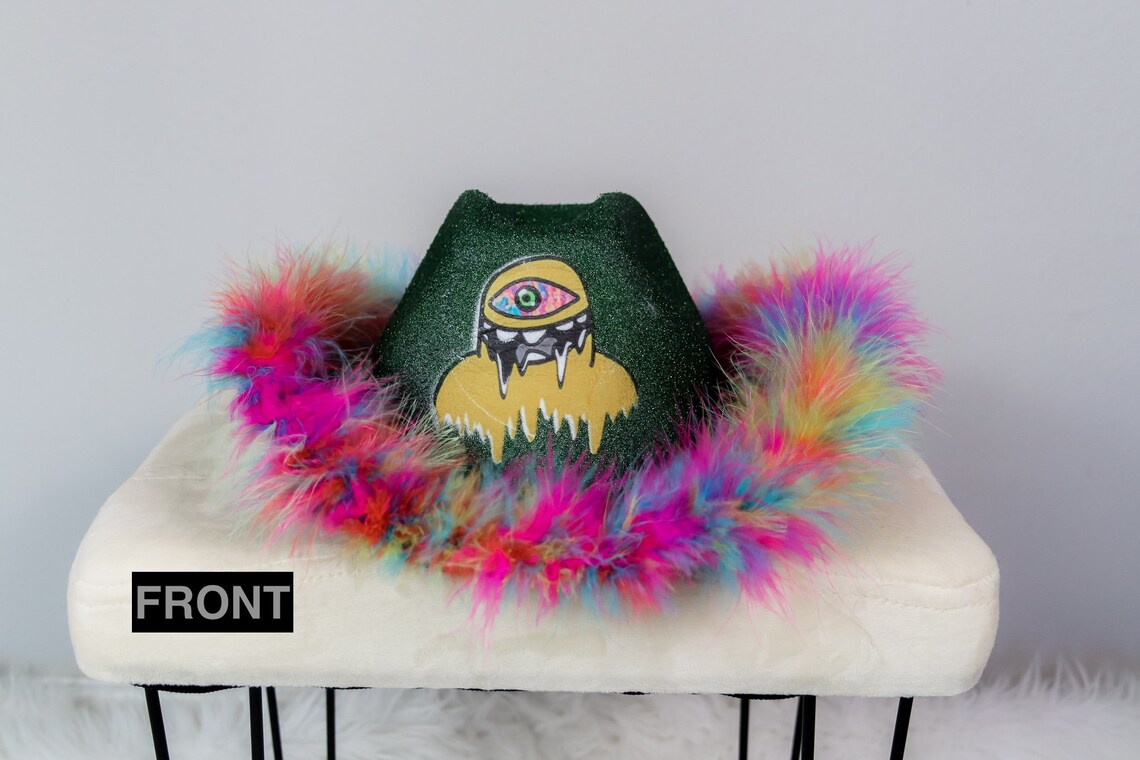 SUBTRONICS Rave Cowboy Hat - Etsy