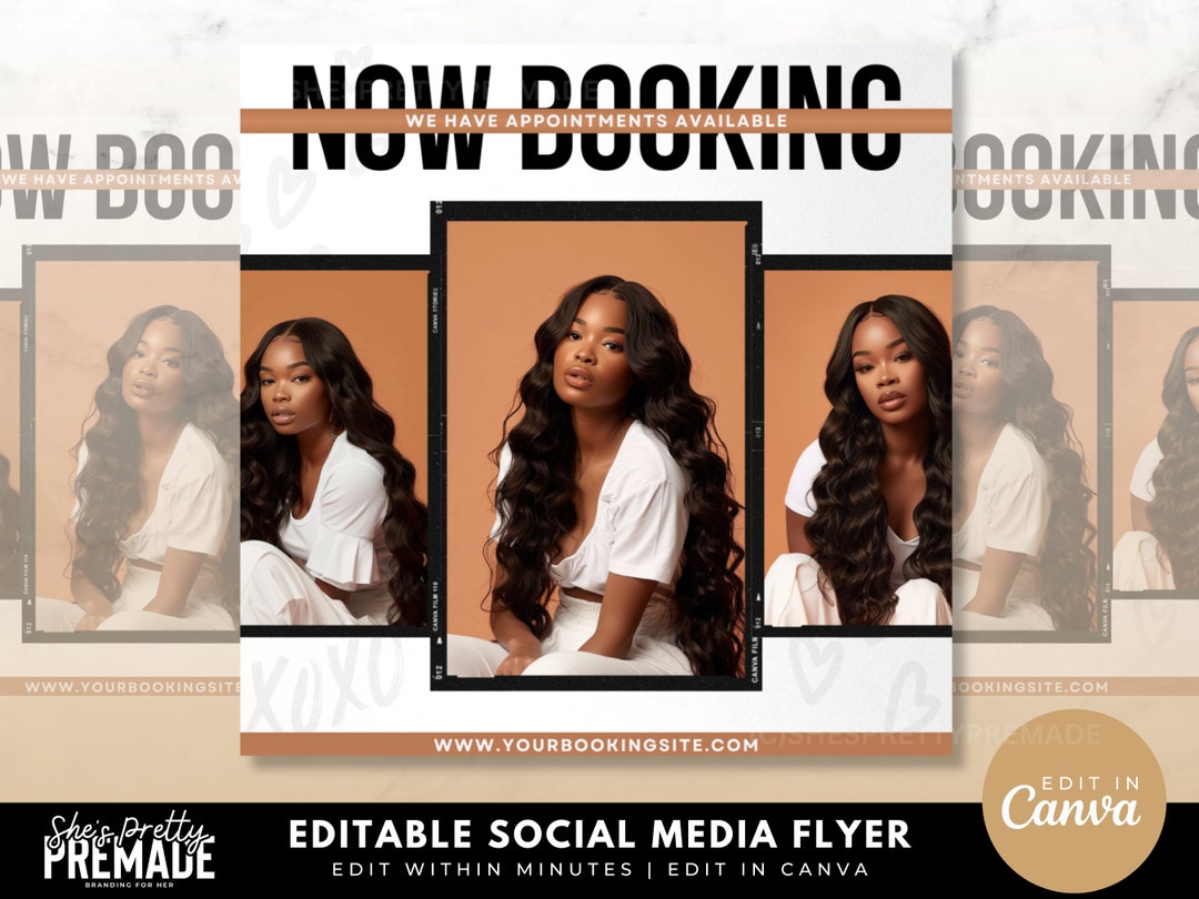 Appointments Available Flyer, Bookings Flyer, Now Booking Post, Book ...